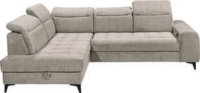 XXXLutz ROHOVÁ SEDAČKA, textil, šedá MID.YOU - Sedací soupravy - 002220042306