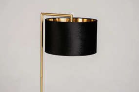 Stojací designová lampa Pallas Black and Gold Messe