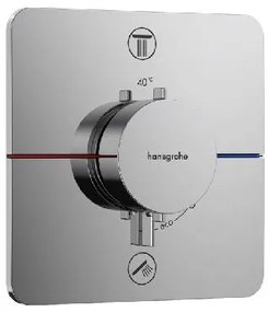 Hansgrohe ShowerSelect Comfort - Termostatická baterie pod omítku, pro 2 spotřebiče, chrom 15583000