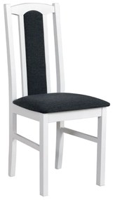 Jídelní židle, Bosanova TYP 7, bílá/šedočerná