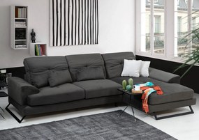 Atelier del Sofa Rohová sedací souprava Frido Corner Right (L3+Chl), Antracitová