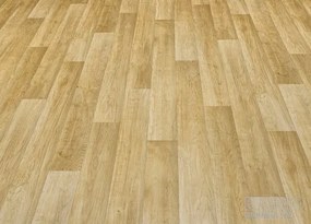 Breno PVC TRENTO Chalet Oak 066L – světlé teplé dřevo, šíře 300 cm