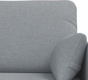 Set pohovek 2 ks Světle šedá textil 3407581
