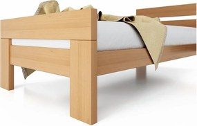 Jednolůžková postel z bukového dřeva s roštem 90x200 cm v přírodní barvě Fiorentino – B.E.S.