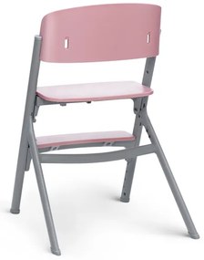 KINDERKRAFT SELECT-Dětská jídelní židle LIVY Premium Aster pink + lehátko CALMEE