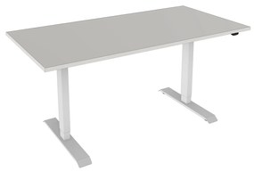 NOBL Dynamic Elektr. nastavitelný polohovací stůl 160x80 Dynamic Dekor stolové desky: bílá, Barva podnože: bílá