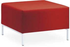 LD seating KUBIK TR-S - Rohový taburet  - Červená