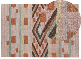 Vlněný koberec 140 x 200 cm barevný YOMRA Beliani