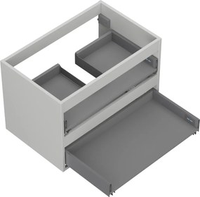 Mexen Box-A, závěsná skříňka 70 cm, 2 zásuvky, matná šedá, 91AX0-0700-470-2-62