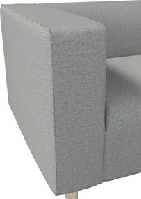 Potah na pohovku IKEA  Klippan 2-místná barva modrá látka pletený vzor