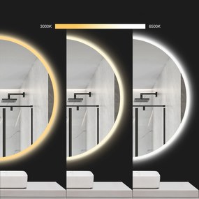 Tutumi Tutumi, kulaté LED zrcadlo 80cm HZJ080, HOM-02801