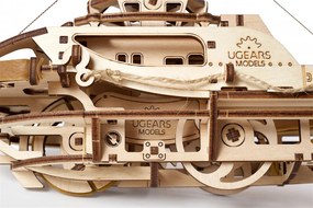 Ugears 3D dřevěné mechanické puzzle Remorkér