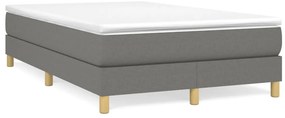 Box spring postel s matrací tmavě šedá 120x190 cm textil 3269665