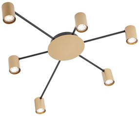 Redo 01-4051 - Bodové svítidlo NOA 6xGU10/10W/230V zlatá