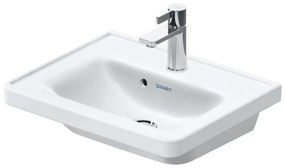 Duravit D-Neo - Umývátko 50x40 cm, s přepadem, otvor pro baterii, bílá 0742500000