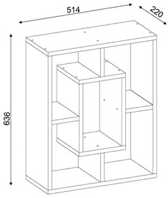 Casarredo - Komfort nábytek Odkládací příruční stolek OTAVI bílá