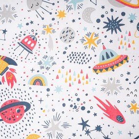 4Home Dětské bavlněné povlečení do postýlky Cosmic Adventure, 100 x 135 cm, 40 x 60 cm