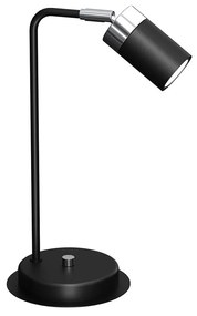 Milagro | Stolní lampa JOKER 1xGU10/25W/230V černá/lesklý chrom | MI1682