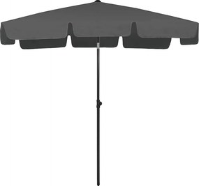 Plážový slunečník antracitový 200 x 125 cm 314729