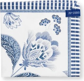 Pip Studio Royal set 4ks látkových ubrousků 40x40cm, modrý (Látkové ubrousky)