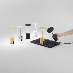FAN LED-LIBERTY-BCO Nabíjecí venkovní svítidlo LIBERTY LED TOUCH DIMM bílá 3000K IP44 baterie 4000 mAh bezdrátové + USB nabíjení - FANEUROPE