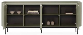 Zelená komoda 200x80x40 cm Willa – MOME
