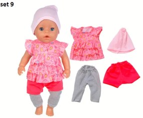 Roztomilé sety oblečků na American girl a BABY Born 43 cm Varianta: Set 9