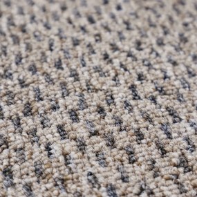 Timzo, Metrážový koberec Rubin 2113 l. beige, na míru, šíře 4m, béžová, ab (mřížka), chodba / předsíň