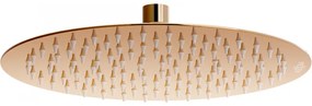 Mexen Slim sprchová hlavice 25 cm, růžové zlato - 79225-60