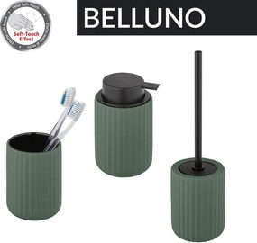 WC kartáč BELLUNO, keramika, zelená, Wenko
