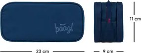 BAAGL Penál etue Eggy Big Navy / 23×11x9 cm