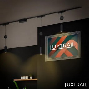 Lištové LED svítidlo BRILONER Luxtrail 48V závěsné svítidlo nastavitelná výška černá 8032015