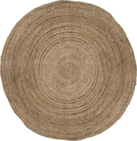 Jutový kulatý koberec, Ø 120 cm
