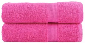 Premium ručníky SOLUND 2 ks růžové 50 x 100 cm 600 g/m² 137521