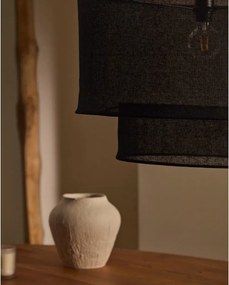 Černé stínidlo ø 60 cm Mariela – Kave Home