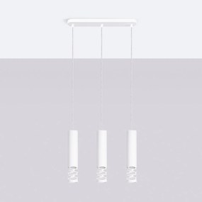 Sollux Lighting Závěsné svítidlo LIRO 3L bílé