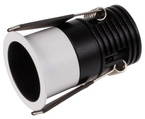 T-LED 106300 LED podhledové svítidlo AURO 5W černé Teplá bílá