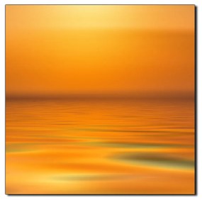 Obraz na plátně - Klidné moře při západu slunce - čtverec 3280A (50x50 cm)