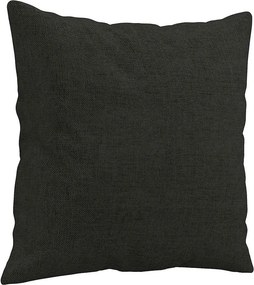 2místná pohovka s polštáři černá 120 cm textil 3200905