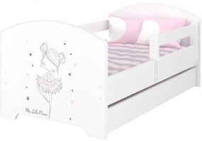 BabyBoo Dětská postel 140 x 70cm - Baletka (bez šuplíku) Rozměry: 140x70