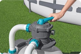 Bestway 58486 bazénové pískové čerpadlo s 11355 l/h a filtračními koulemi pro účinné čištění vody