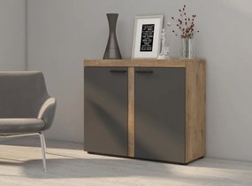 Stolarz komoda RUMBA grafit 2F