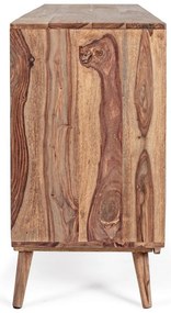 BIZZOTTO hnědá komoda KANT se 2 dvířky a 3 zásuvkami 77x145 cm 0746519