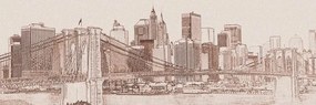 Vliesová fototapeta Dimex Manhattan M-305 | 330x110cm