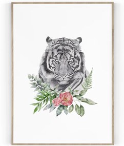 Obraz Tygr 30 x 40 cm - napnuté plátno na dřevěném rámu