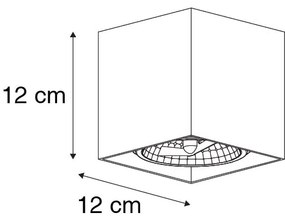 Designové bodové světlo s čtvercovým rámem - Box
