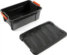 DOLONI Úložný box 12 l černý / Úložný box / Objem 12 l / 42 x 28 x 15