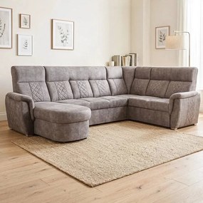 Sedací souprava BOSTON OT-III-R-II | 175x322x226 cm | pravá | EXTRA VYSOKÝ sedák a záda | VÝBĚR TKANIN