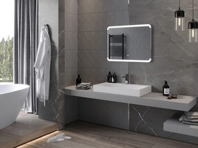 Mexen Nida osvětlené koupelnové zrcadlo 80 x 60 cm, LED 6000K, proti zamlžení - 9806-080-060-611-00