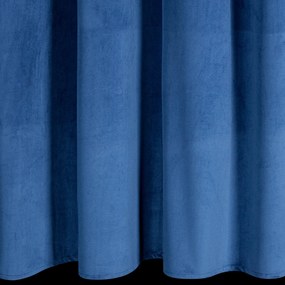ZATEMŇOVACÍ ZÁVĚS NA KROUŽCÍCH ERIN 140X250 CM TMAVĚMODRÁ